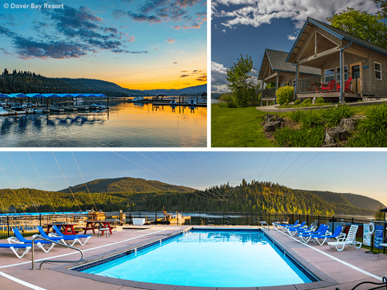 Dover Bay Resort: Cozy Lakefront Cabins in Sandpoint Idaho | Millennial
