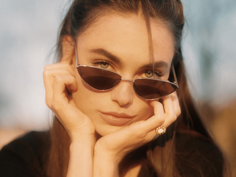 German Model Charleen Weiss Hits the Fashion Spot